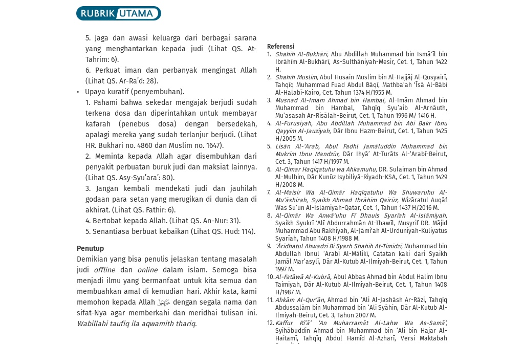 Majalah HSI Edisi 68 — Rubrik Utama 4