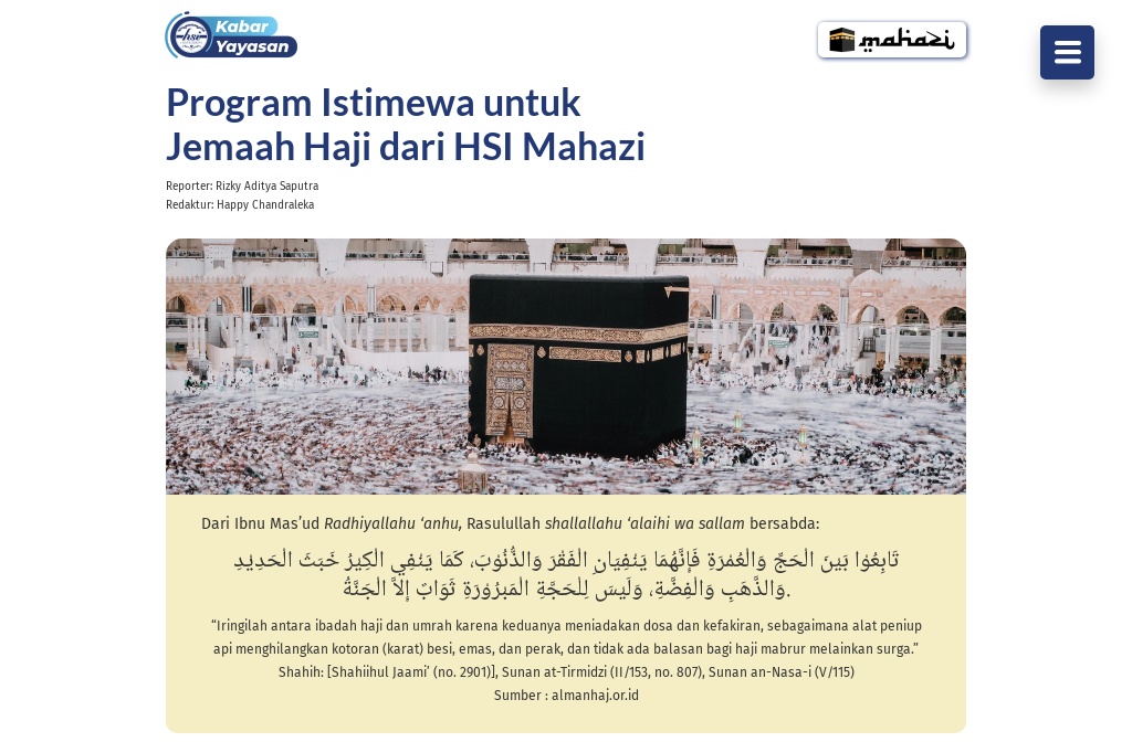 Majalah HSI edisi 78 — HSI Mahazi