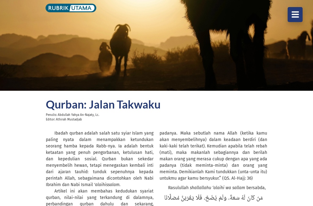 Majalah HSI edisi 78 — Rubrik Utama