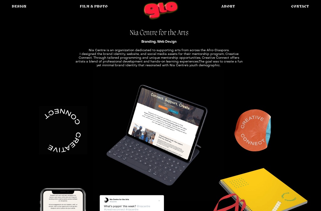 HEYIMGLO — Nia Centre for the Arts