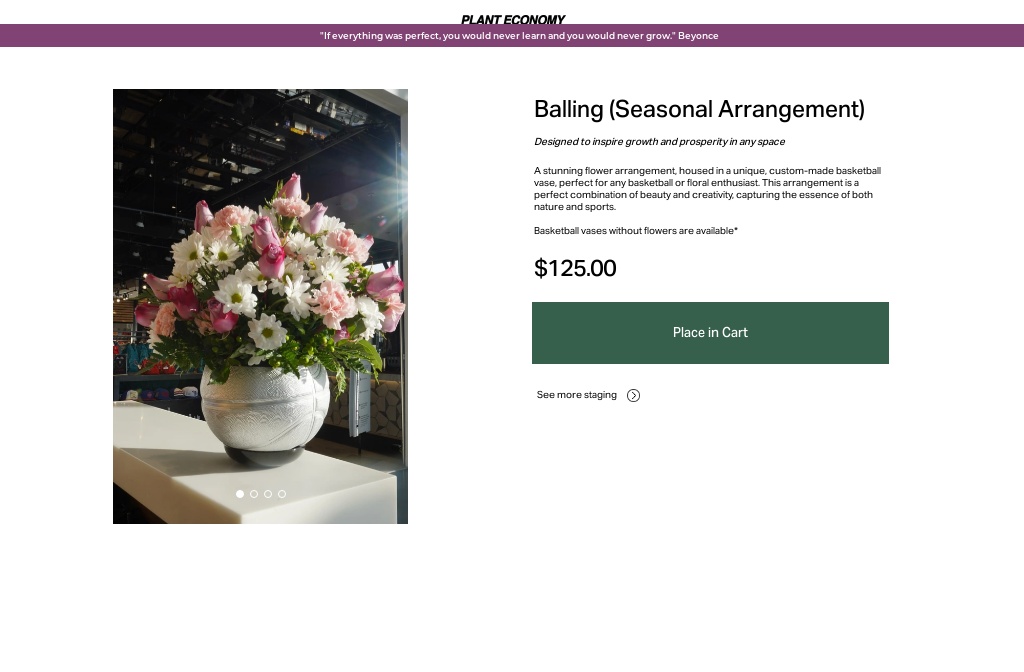 Plant Economy — Flowers