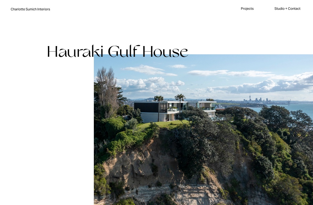 Charlotte Sumich Interiors — Hauraki Gulf House