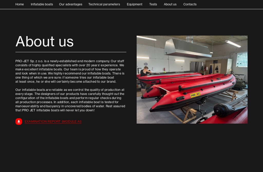 PRO-JET — About us