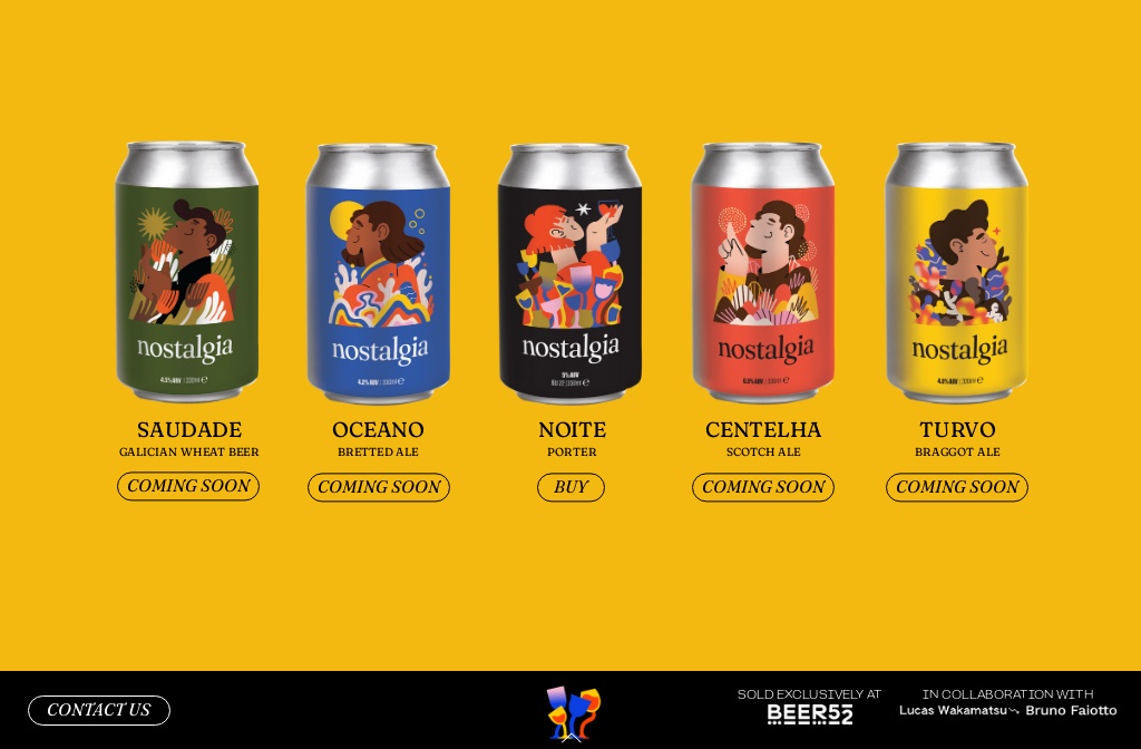 Nostalgia Brewing / Classic Beer Styles Reimagined / Buy Our Beers