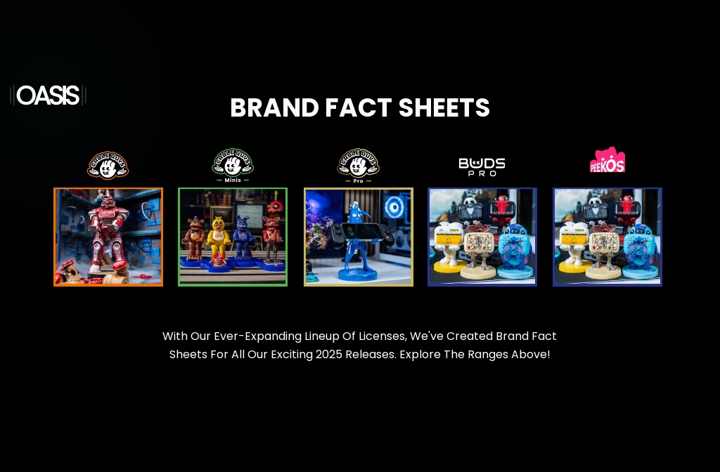 Partners EXG Pro — Fact Sheets Menu