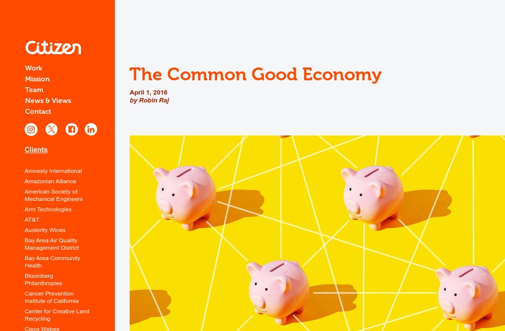 The Common Good Economy