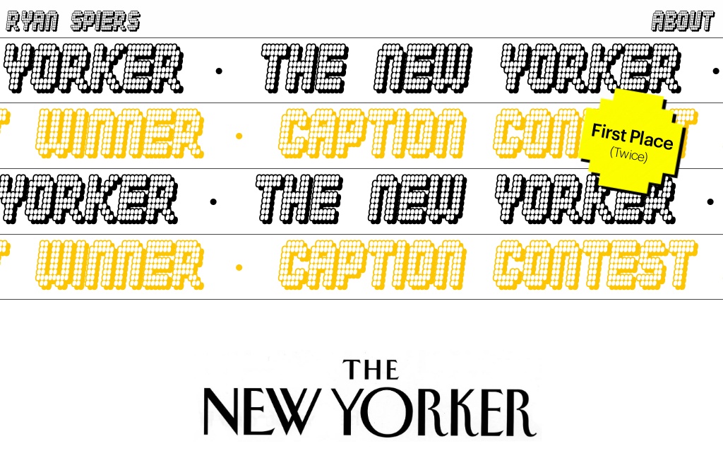 Ryan Spiers — New Yorker Caption Contest