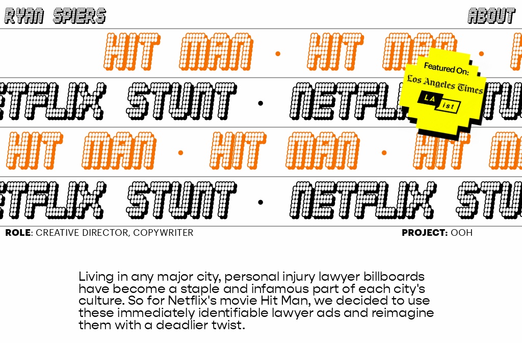 Ryan Spiers — Hit Man