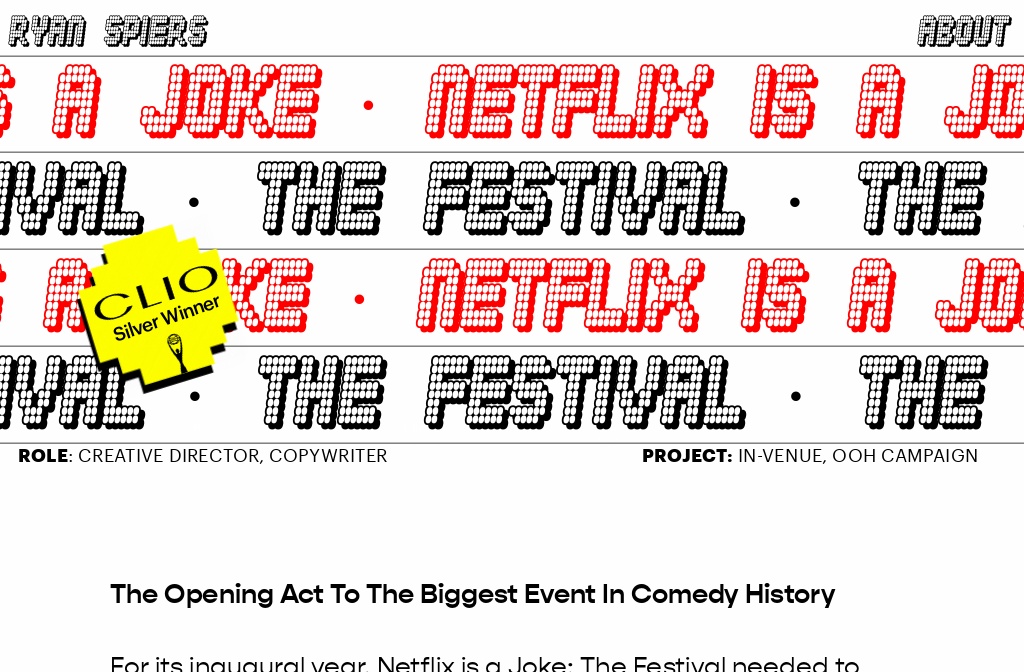 Ryan Spiers — Netflix Is A Joke