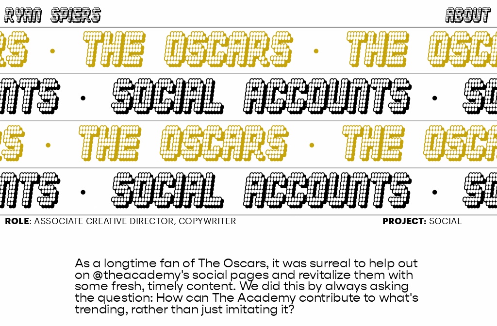 Ryan Spiers — The Academy