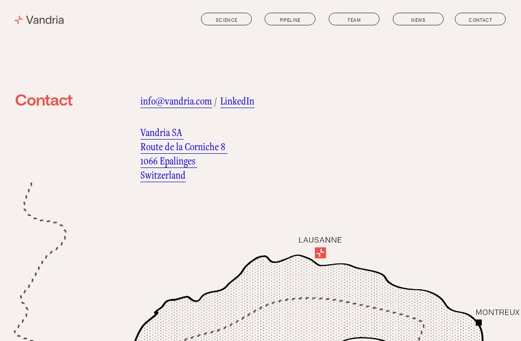 Vandria.com — Contact