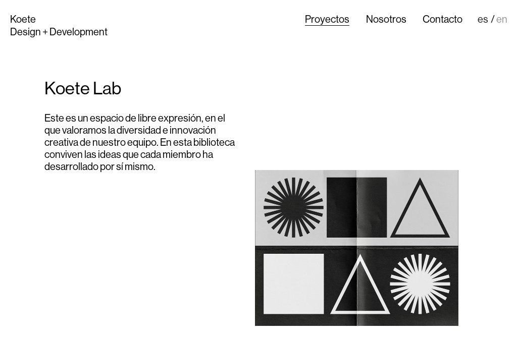 Proyectos Koete — koete_lab