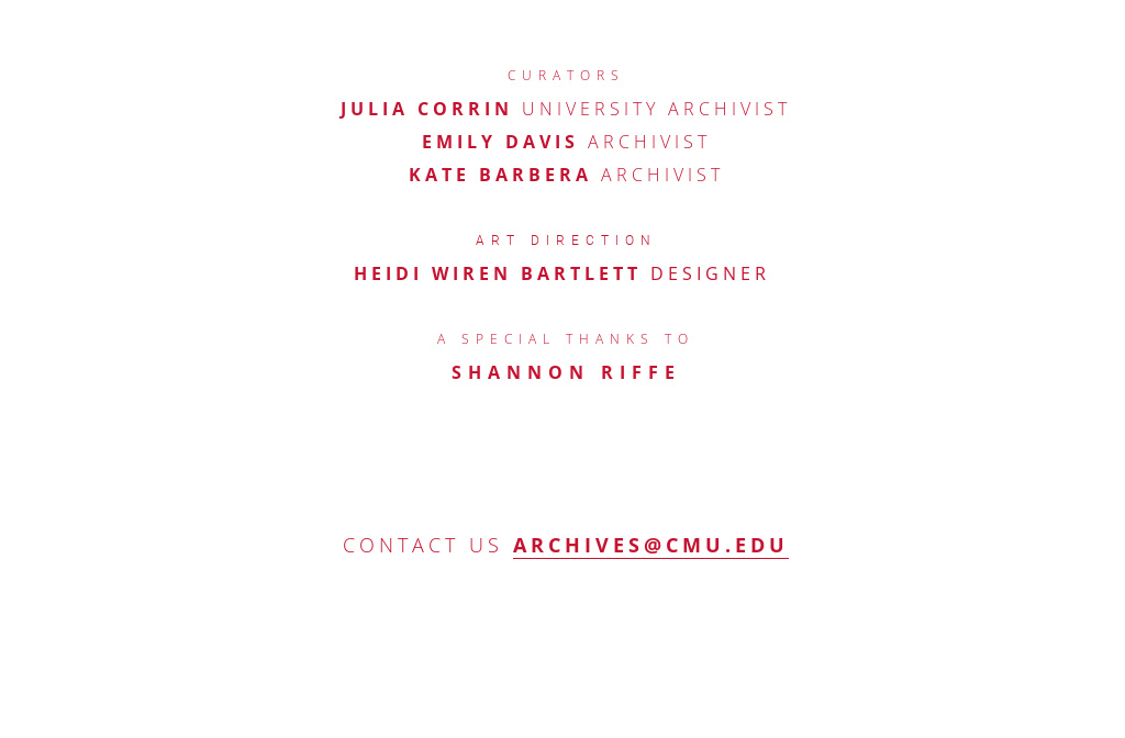 Exhibit Credits