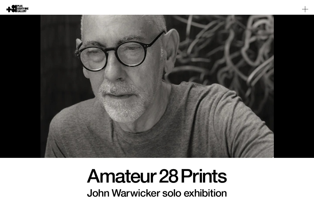 +81 Gallery — Amateur 28 Prints John Warwicker solo exhibition