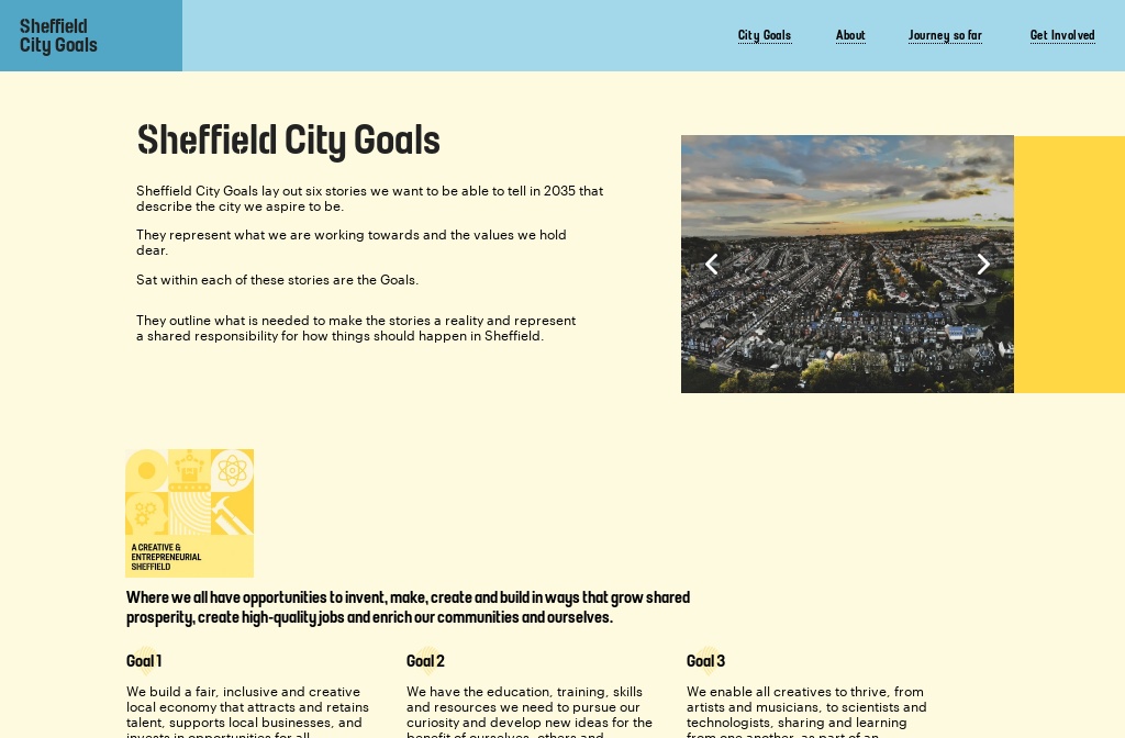 Sheffield City Goals