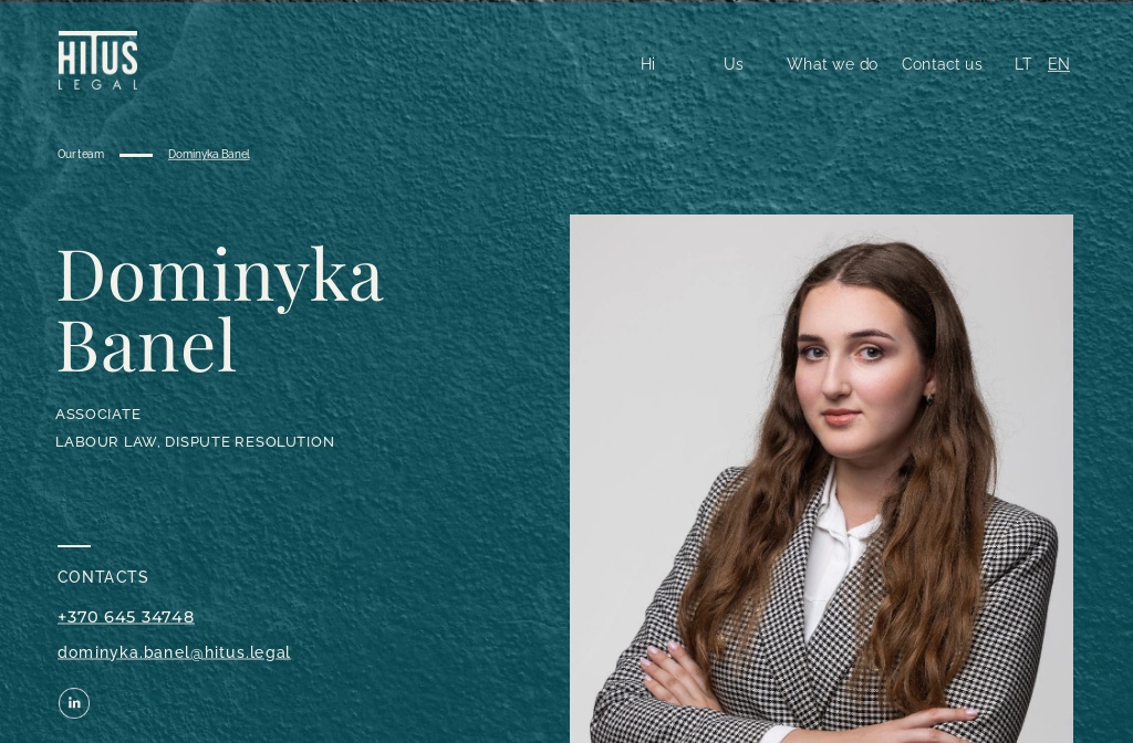 Hitus — EN Dominyka Banel