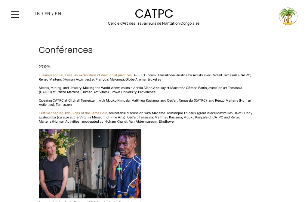 CATPC — Conférences