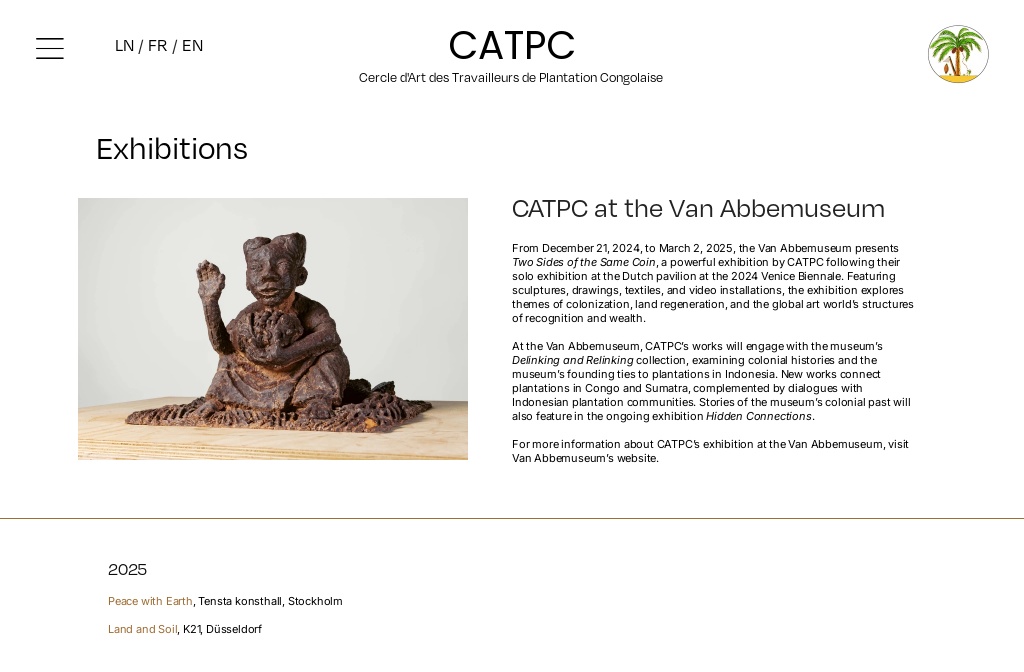CATPC — Exhibitions