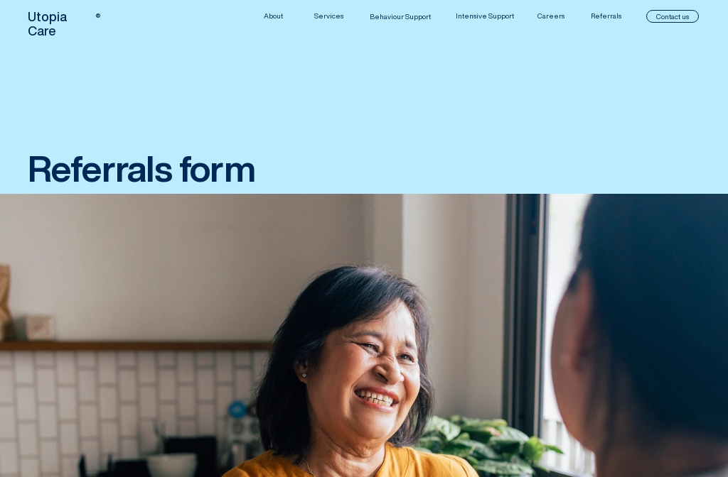 Utopia Care® Disability NDIS Provider — Referral