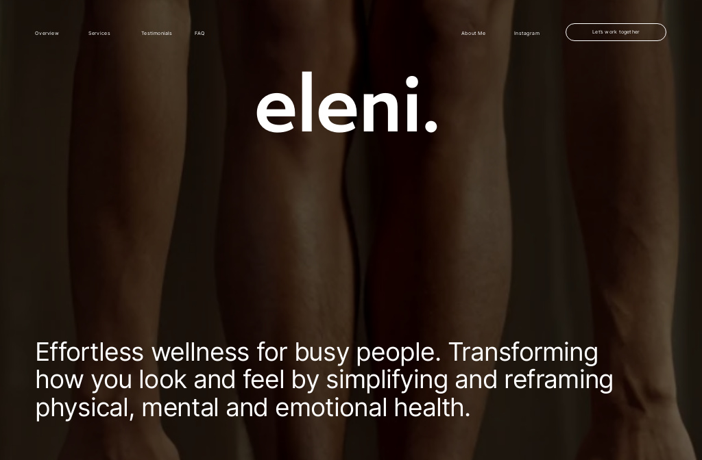 Eleni Gemelas • Personal Trainer & Wellness Coach