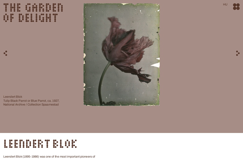 THE GARDEN OF DELIGHT — LEENDERT BLOK