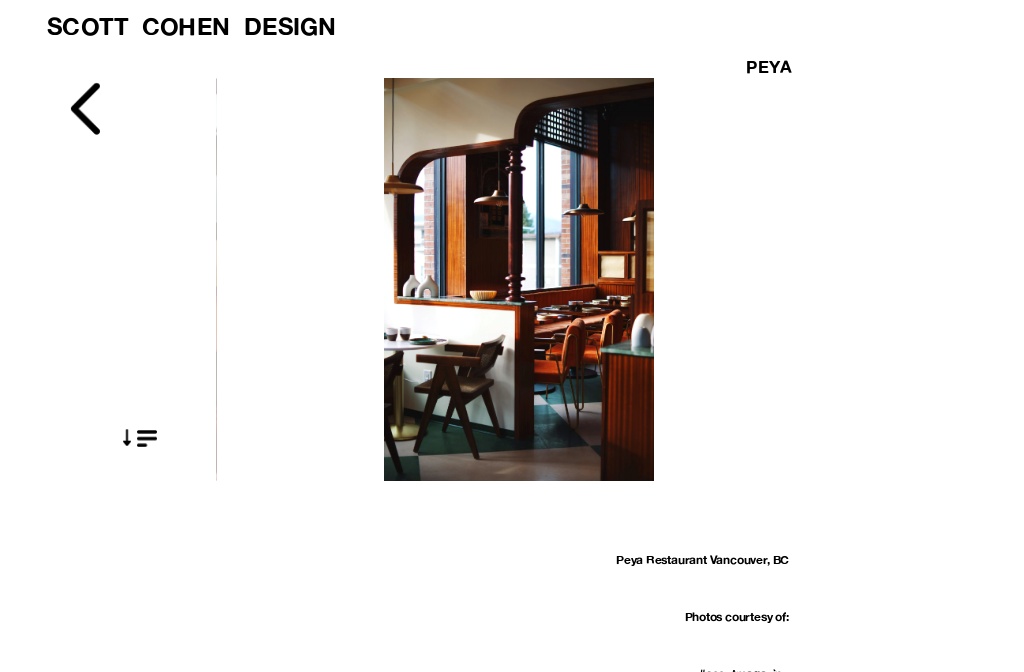 Peya Restaurant Design Vancouver 2101 Hastings st.