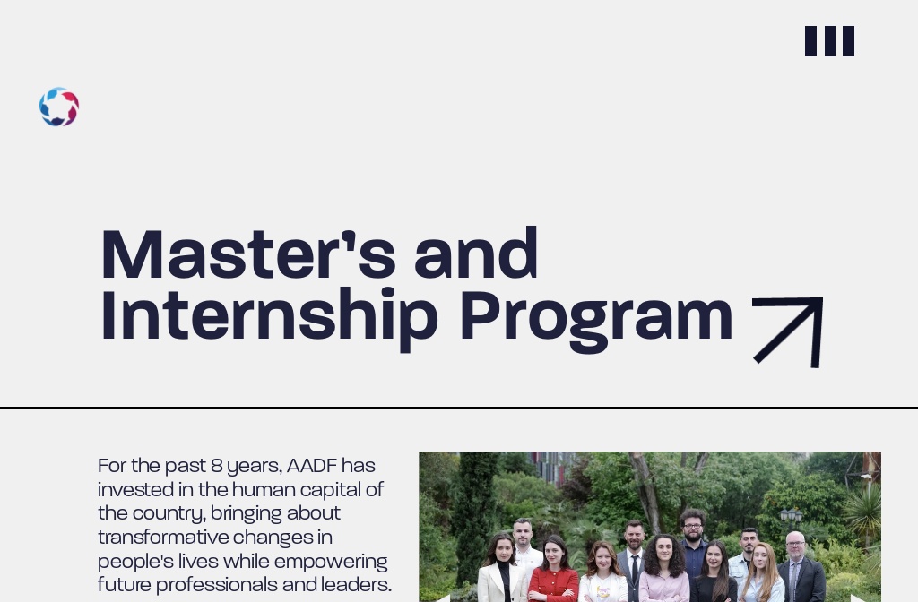 AADF 2024 — Master and Internship Program