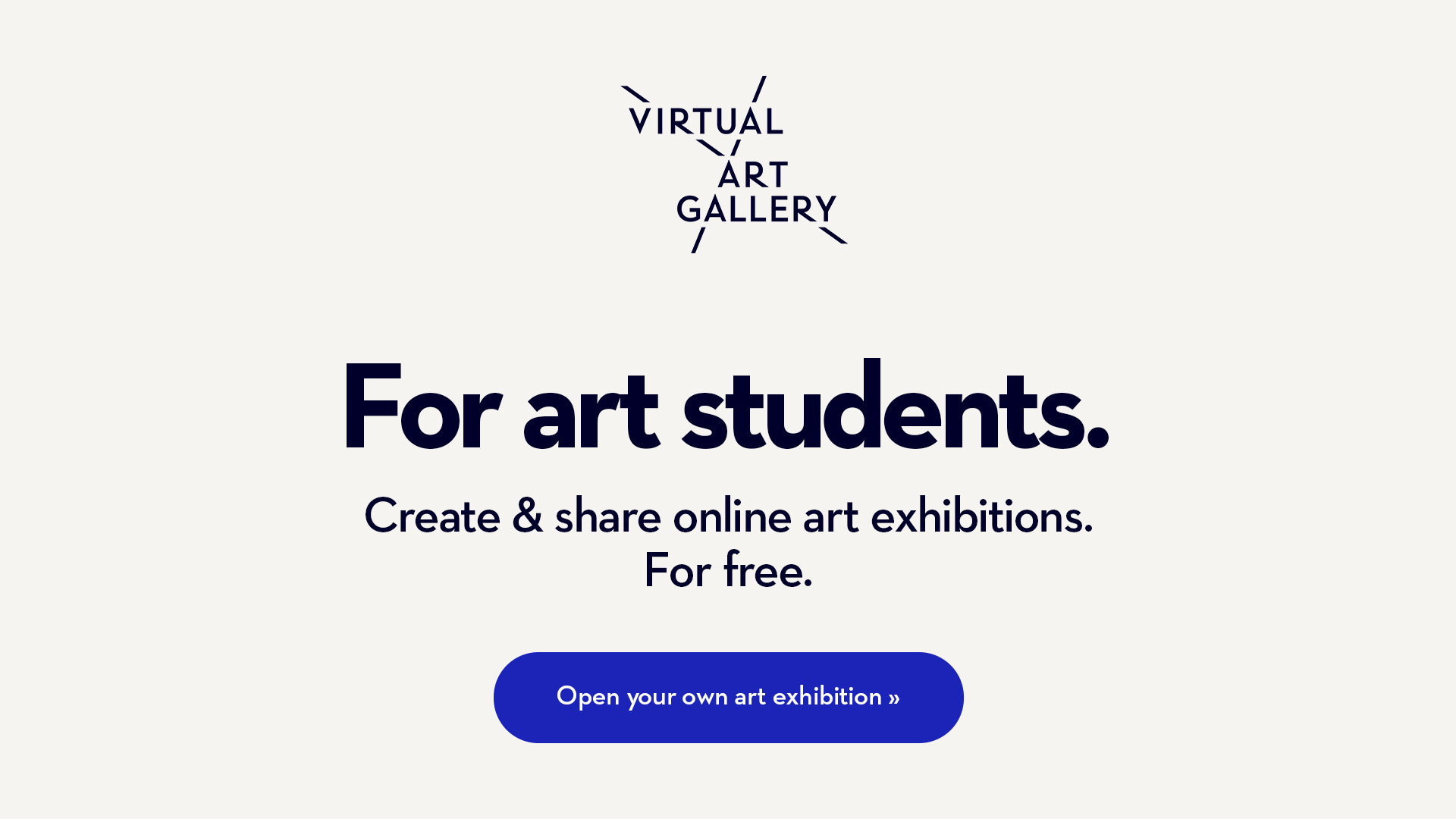 Virtual Art Gallery — For Students