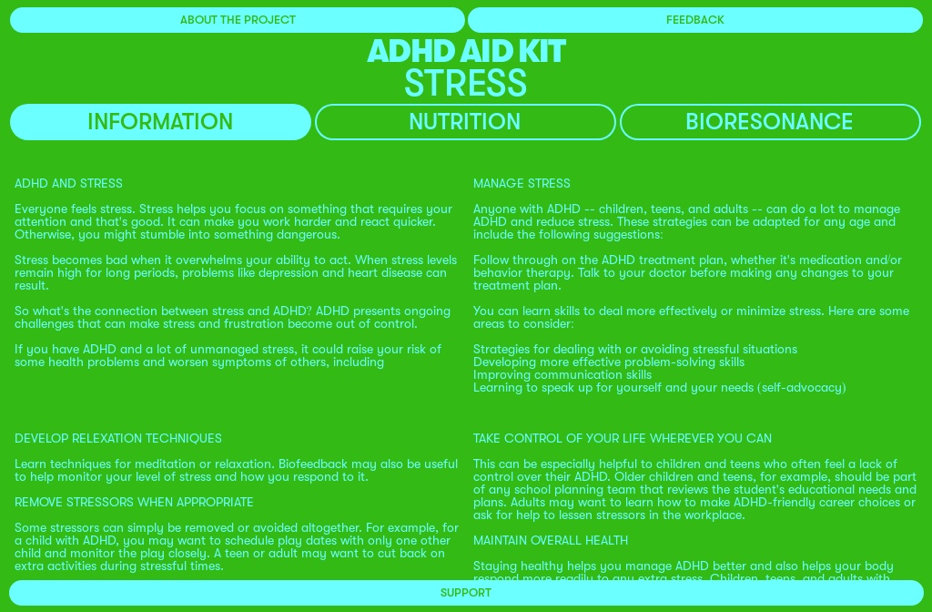 ADHD Aid Kit — Stress
