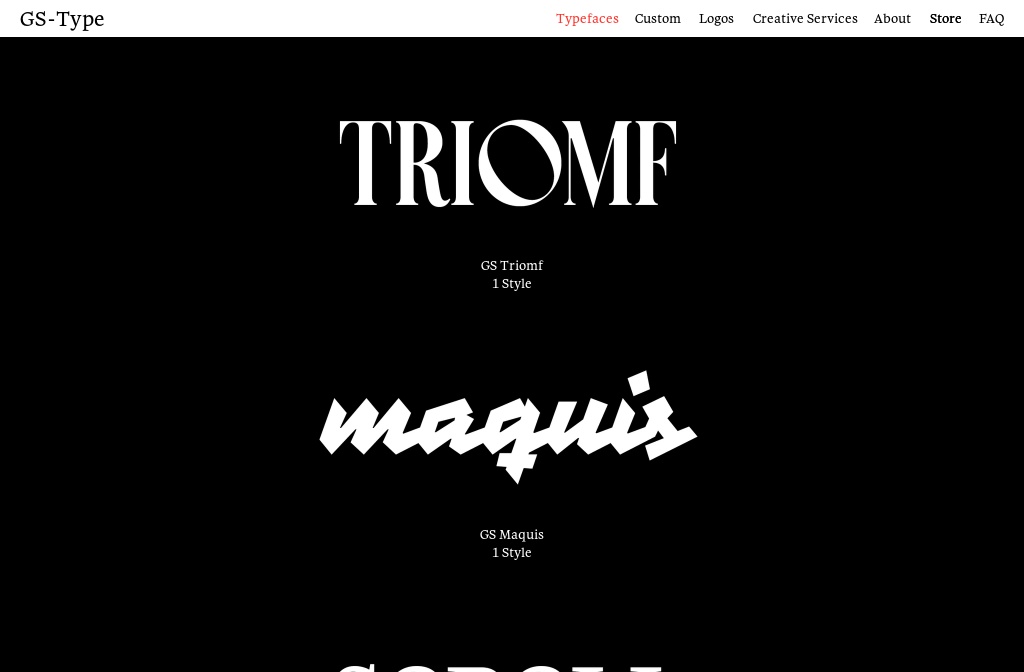 GS-Type | Contemporary Type Foundry from Barcelona – Custom & Retail Fonts