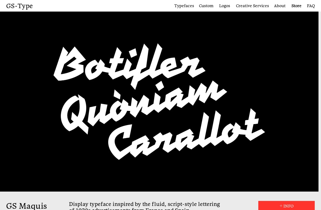 GS-Type | Contemporary Type Foundry from Barcelona – Custom & Retail Fonts