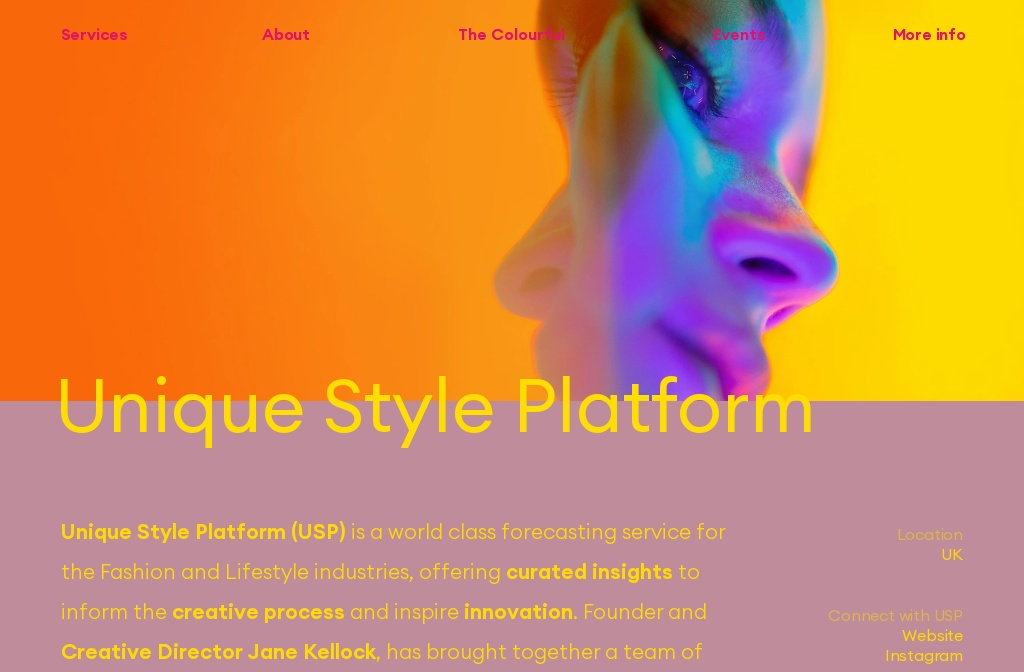 The Colourful — Unique Style Platform