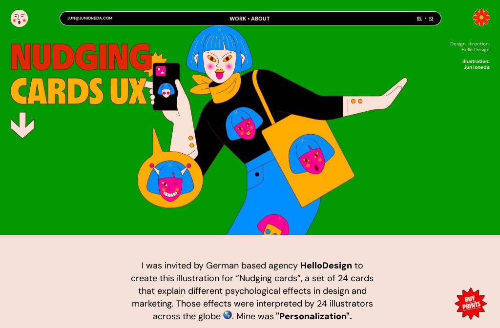 Jun Ioneda — NUDGING CARDS UX