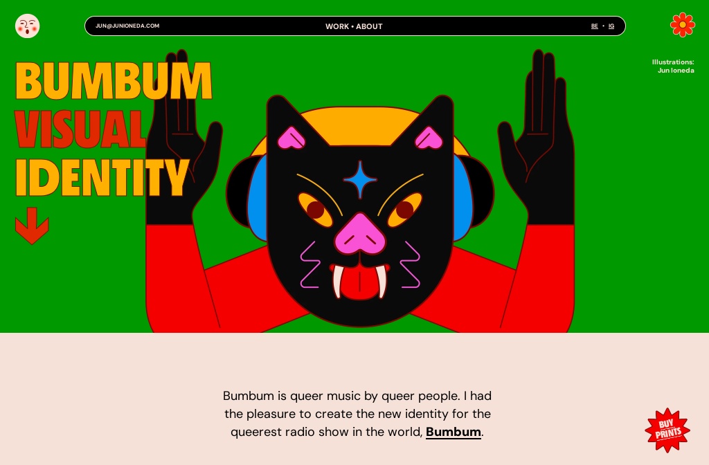Jun Ioneda — BUMBUM VISUAL IDENTITY
