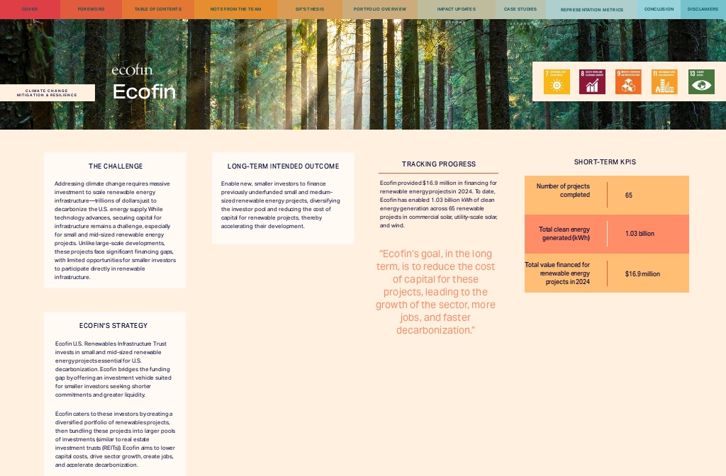 SIF Report 2025 — Ecofin