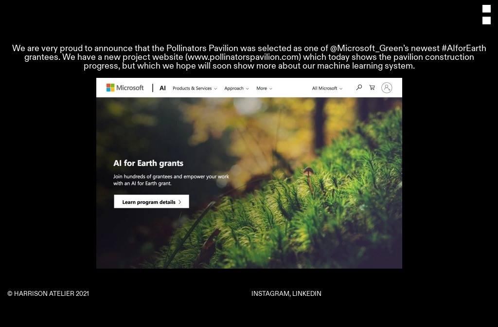 Harrison Atelier — PRESS_Microsoft Azure grant