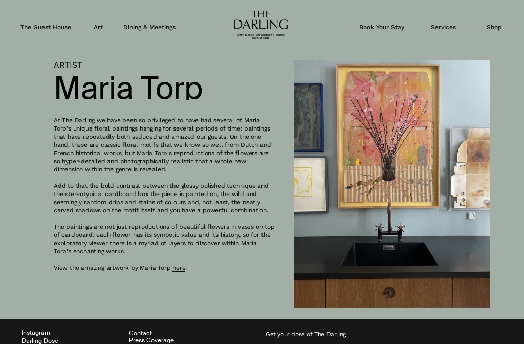 The Darling — Artist: Maria Torp