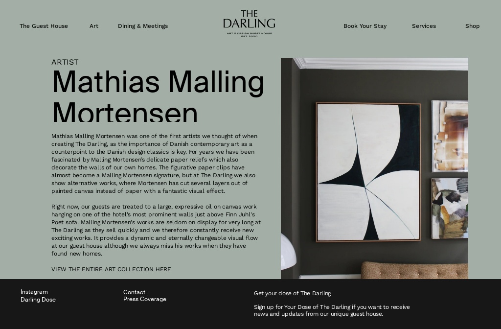 The Darling — Artist: Mathias Malling Mortensen