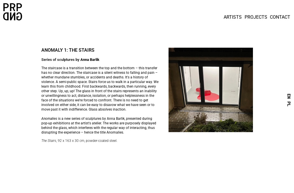 Anomaly 1: The Stairs