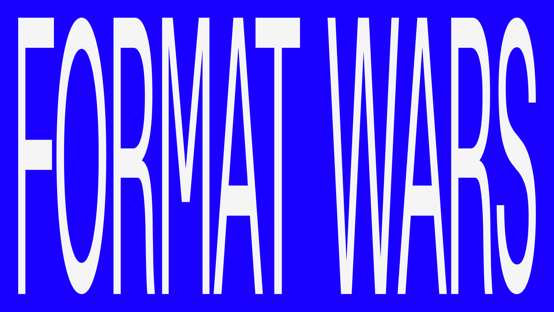 Format Wars Records