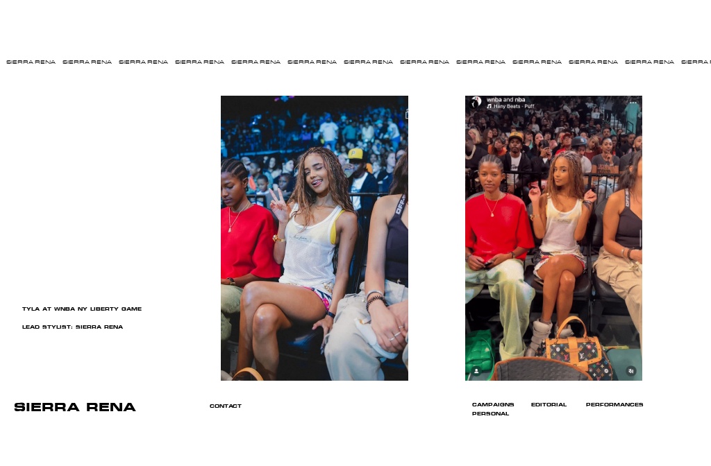 Sierra Rena — TYLA AT WNBA NY LIBERTY GAME