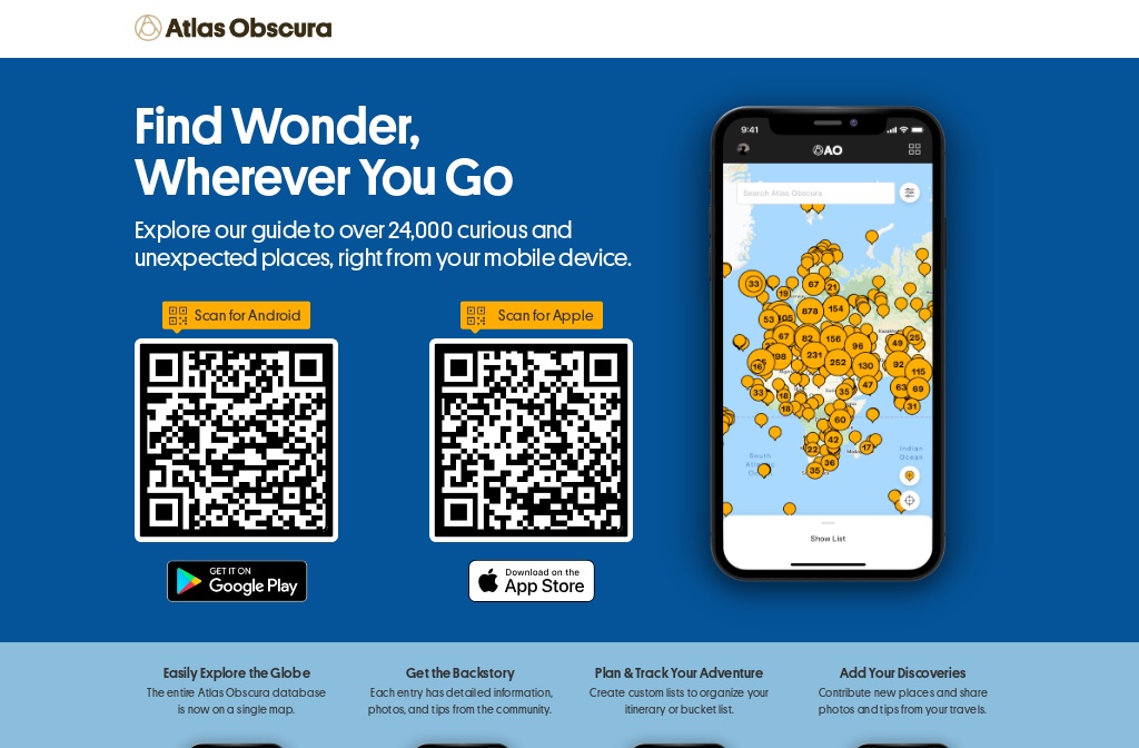 Get the Atlas Obscura App