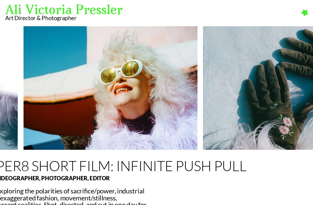 Ali Victoria Pressler — Push Pull Film
