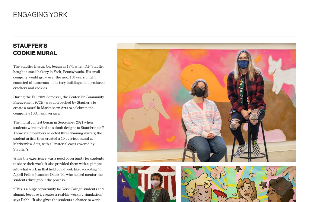 York College Magazine 2022, Volume 1 — Engaging York