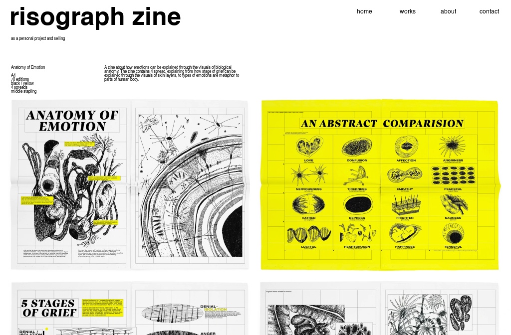 homepage — risograph zine