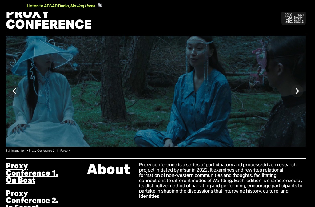 AFSAR — Proxy Conference