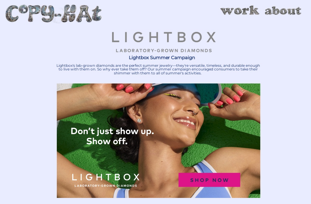 copy-kat — Lightbox Summer