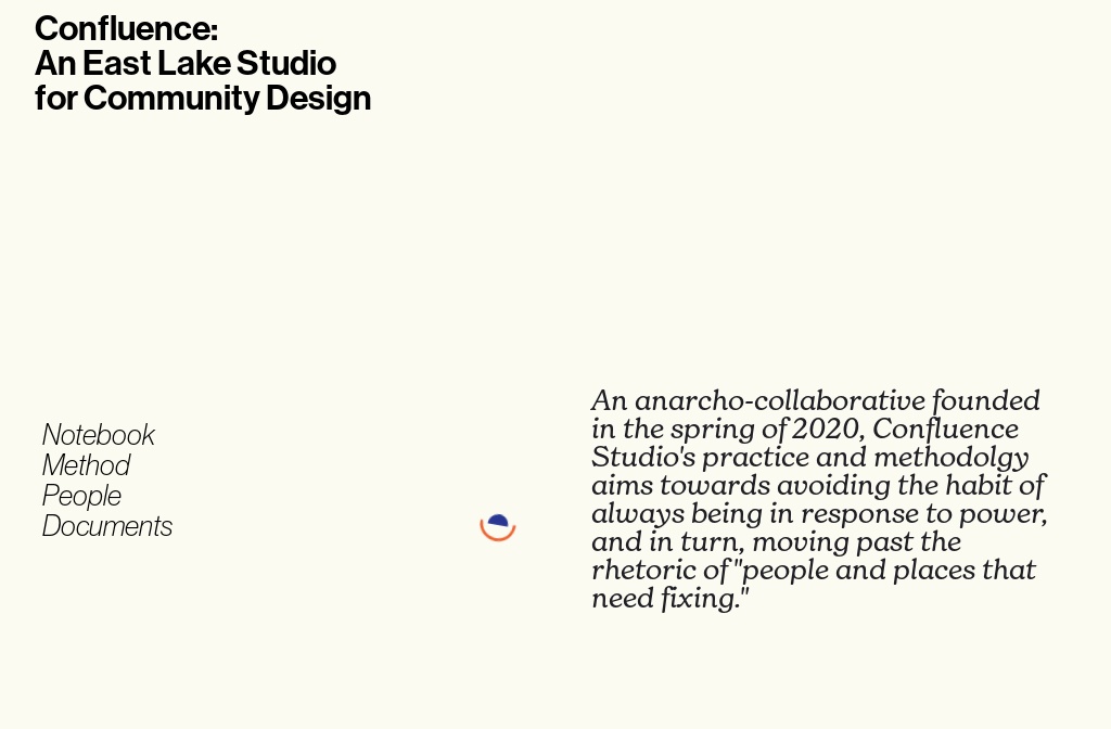 Confluence: An East Lake Studio for Community Design — People