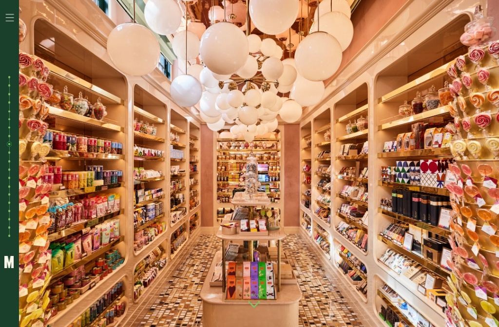 Mucca branding for Candy Store Inside Tin Building: Spoiled Parrot.