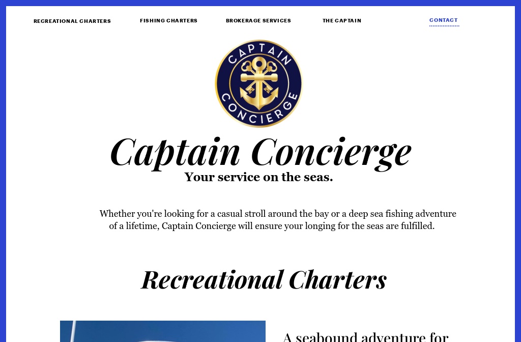 Captain Concierge - Your Service on the Seas